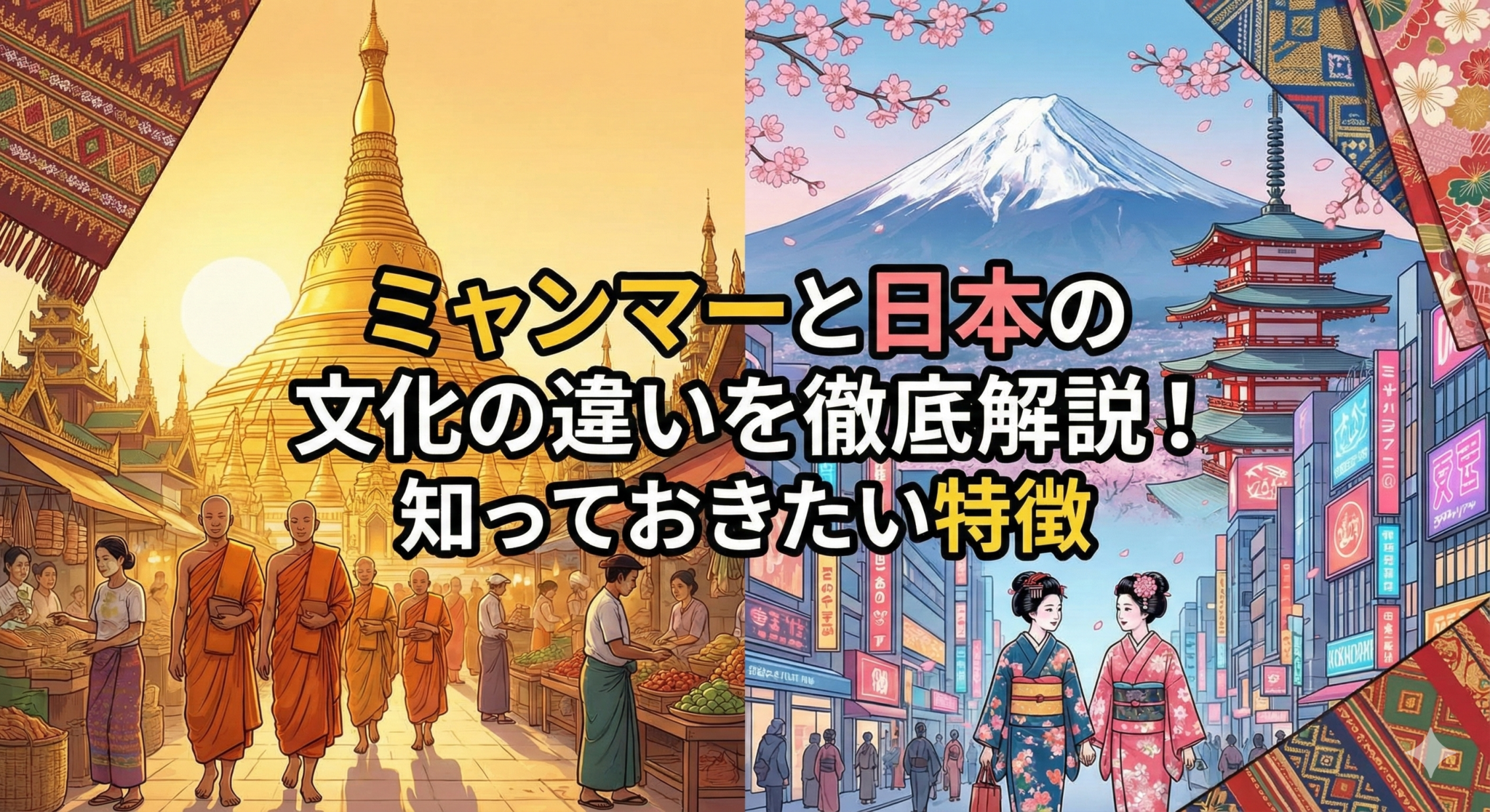 ミャンマーと日本の文化の違いを徹底解説！知っておきたい特徴 – LaLa GLOBAL LANGUAGE